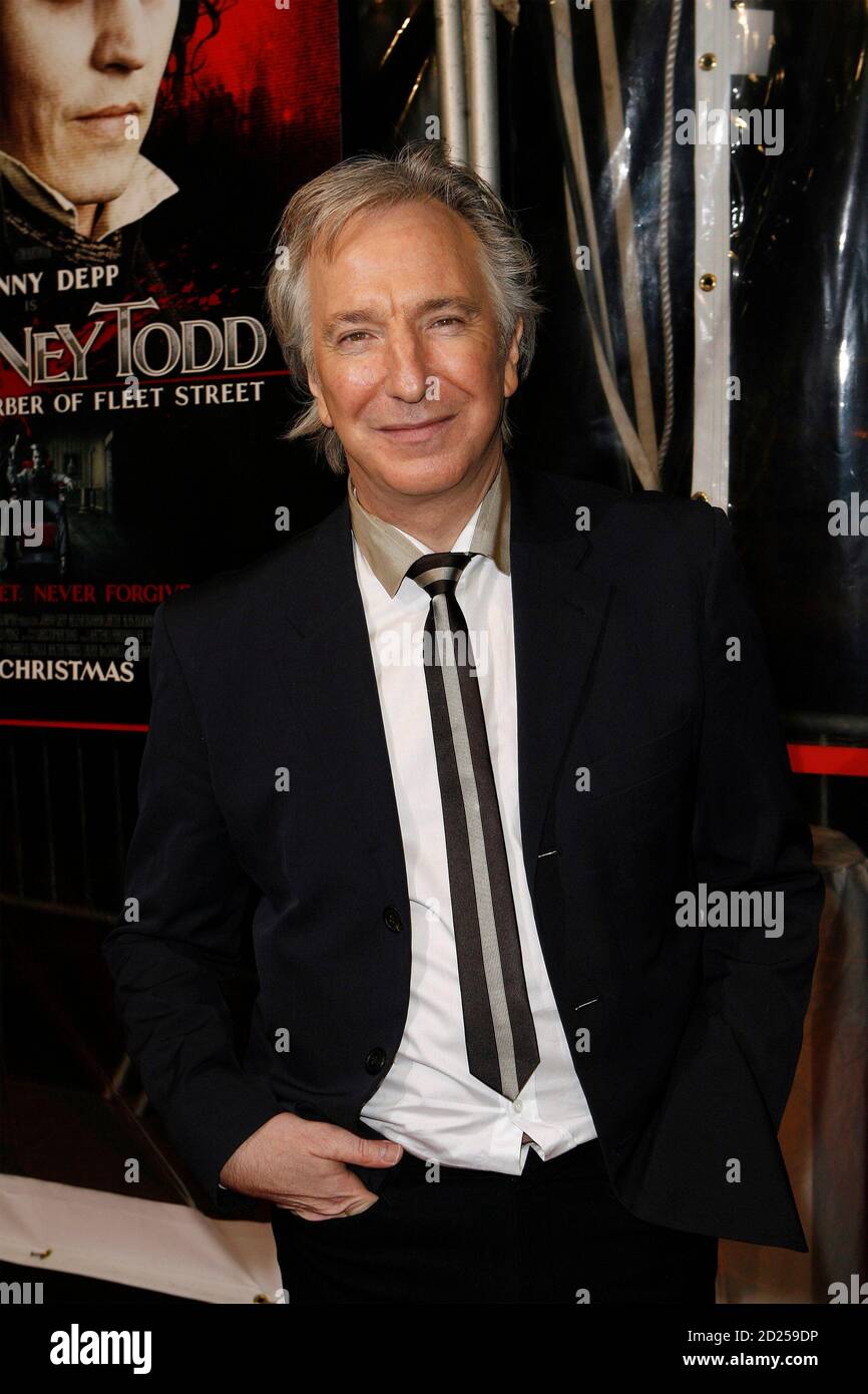 Actor alan rickman hi-res stock photography and images - Alamy