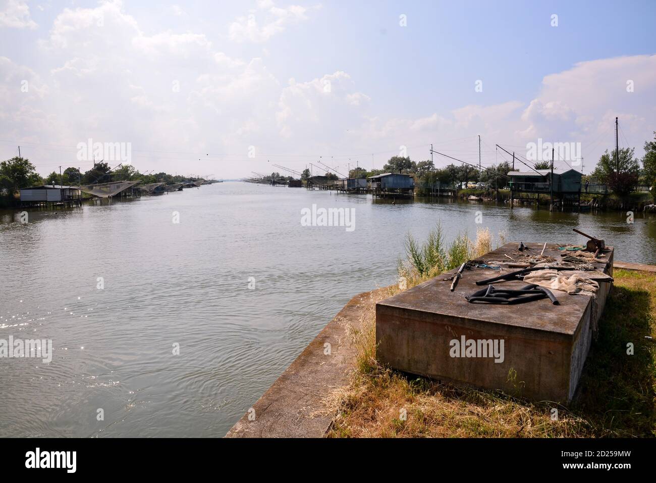 Landscape The Po Delta Stock Photo - Alamy
