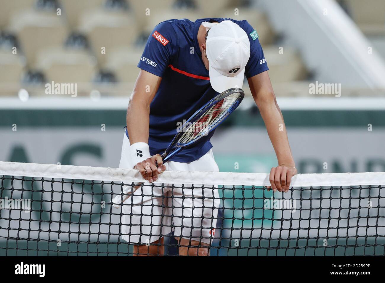 Daniel ALTMAIER (GER) during the Roland Garros 2020, Grand Slam tennis ...