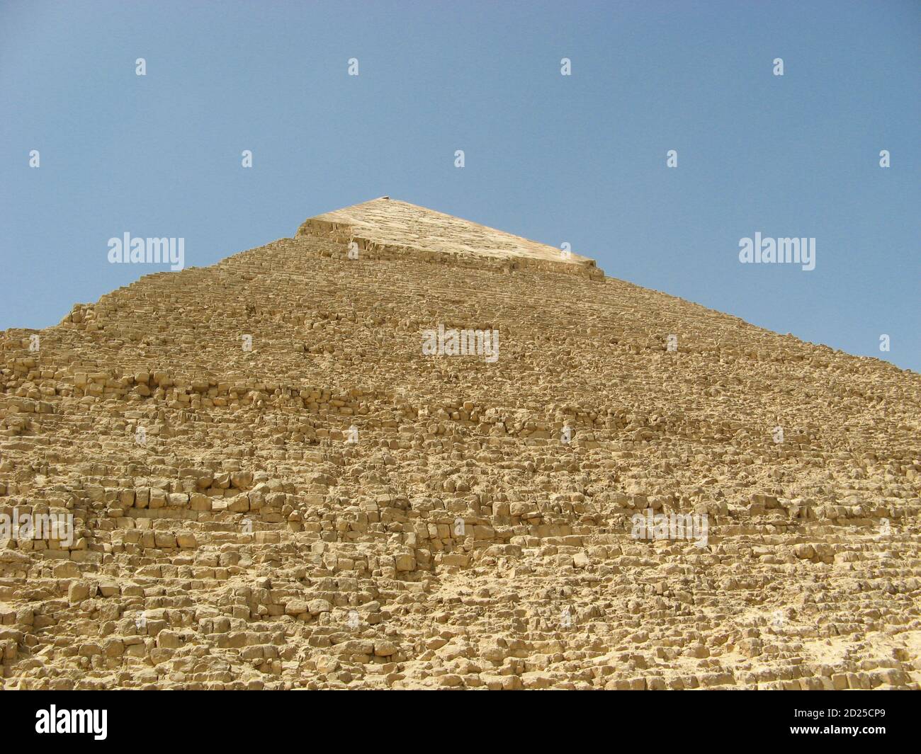 View looking upwards at the Great Pyramid of Giza Stock Photo - Alamy