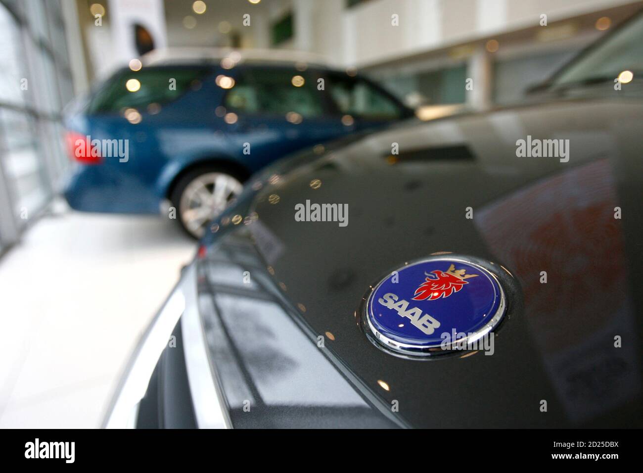 Saab car logo hi-res stock photography and images - Alamy