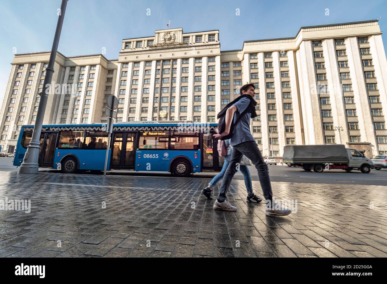 Russia, Moscow. Russian State Duma building Stock Photo - Alamy