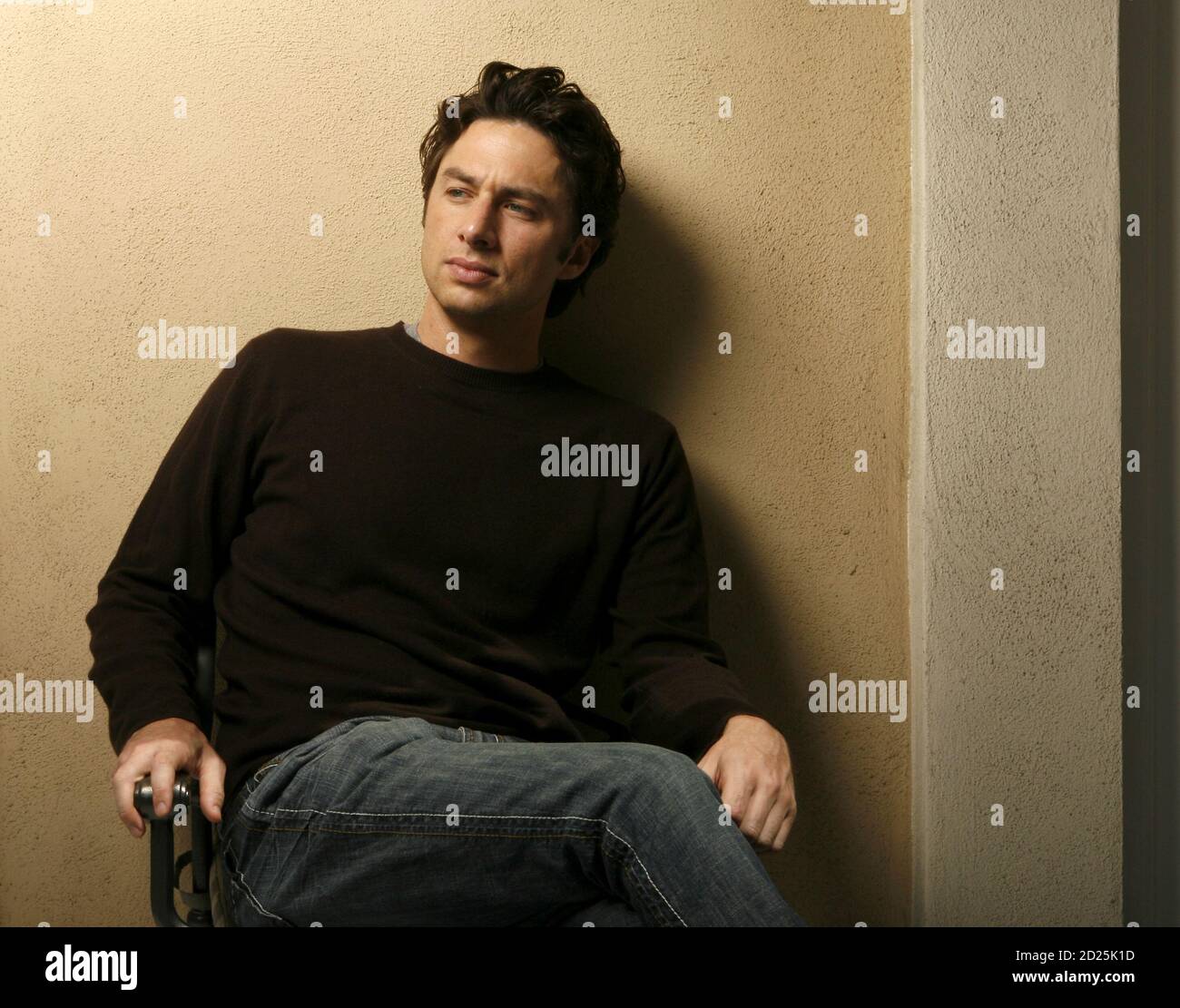 Zach braff portrait hi-res stock photography and images - Alamy