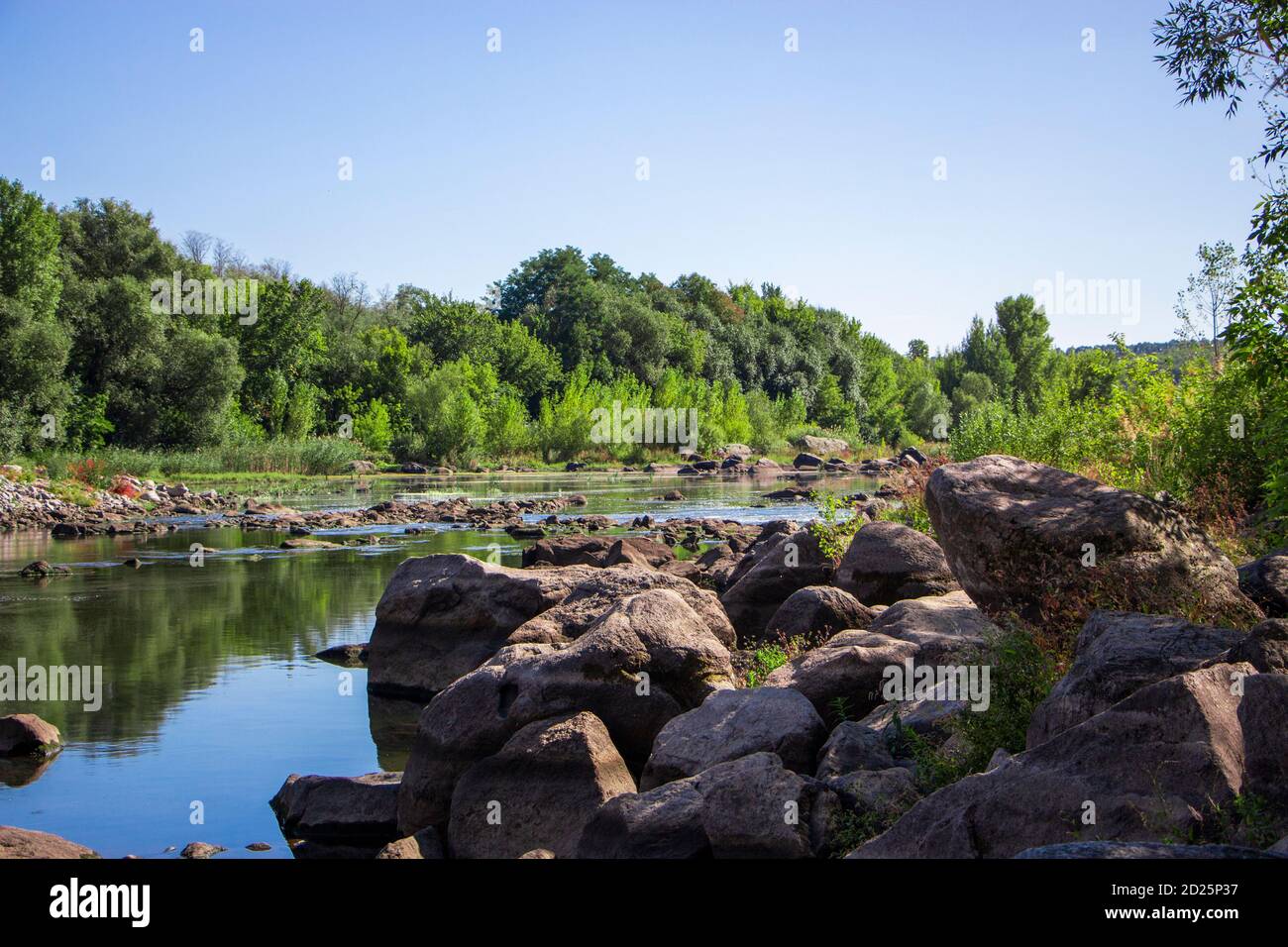 Beautiful mountain river stones yellow hi-res stock photography and ...