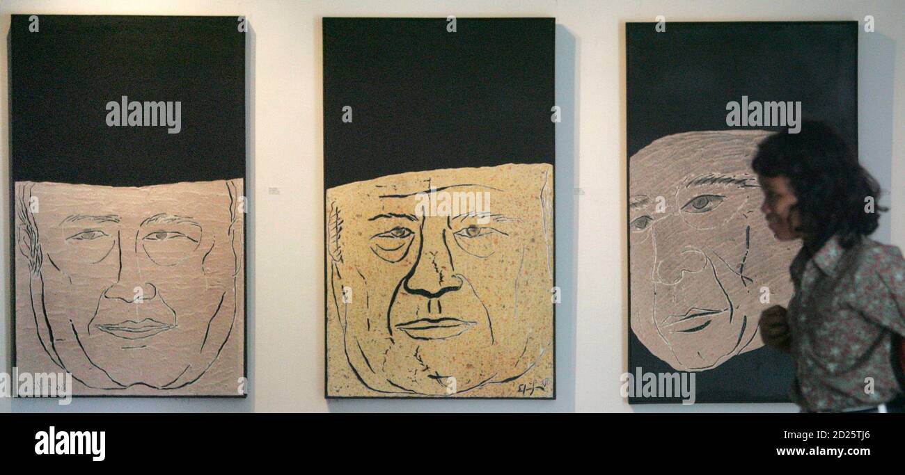 Three artist portraits hi-res stock photography and images - Alamy