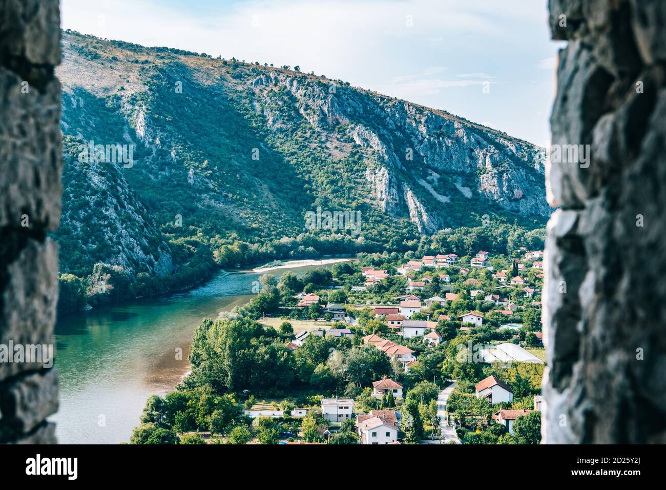 historic village of Pocitelj Stock Photo - Alamy