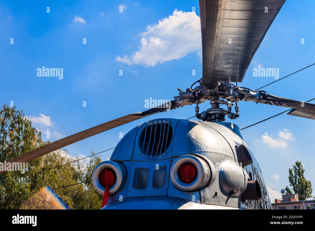 Rotor of helicopter close-up Stock Photo - Alamy