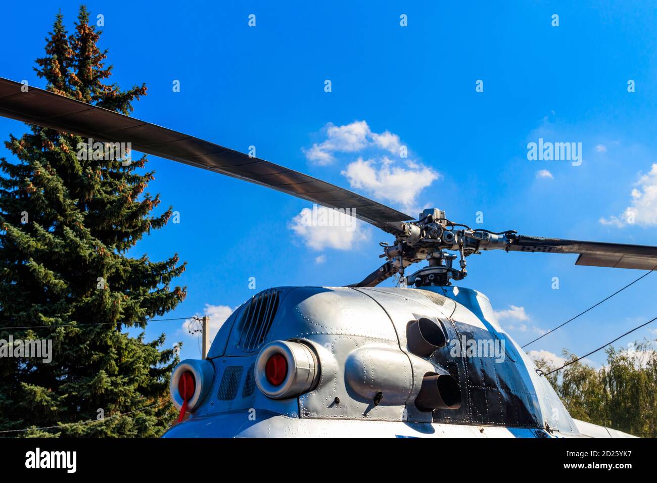 Rotor of helicopter close-up Stock Photo - Alamy
