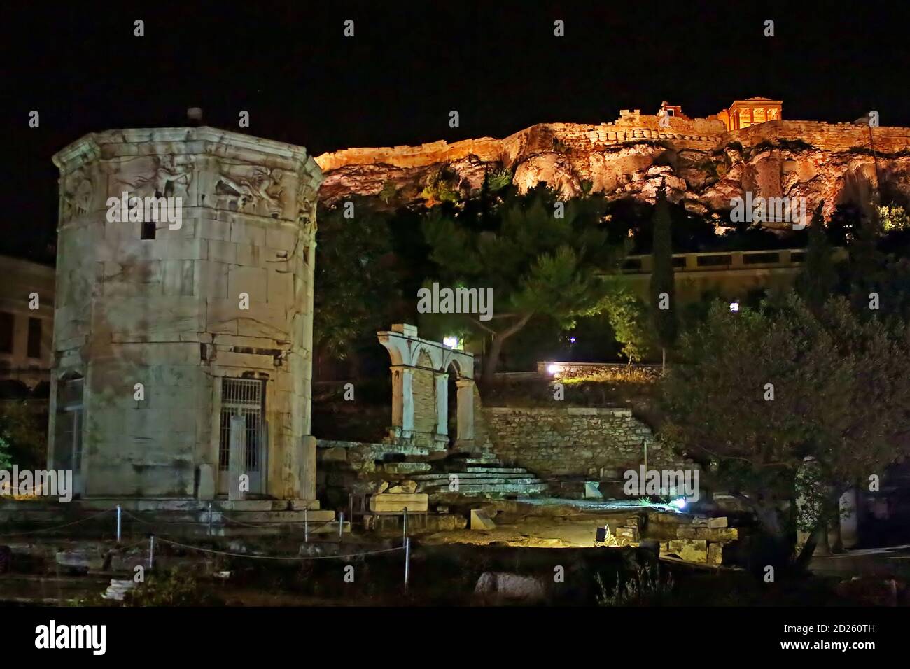 Parthenon construction in Acropolis Hill in Athens - North Slope ...