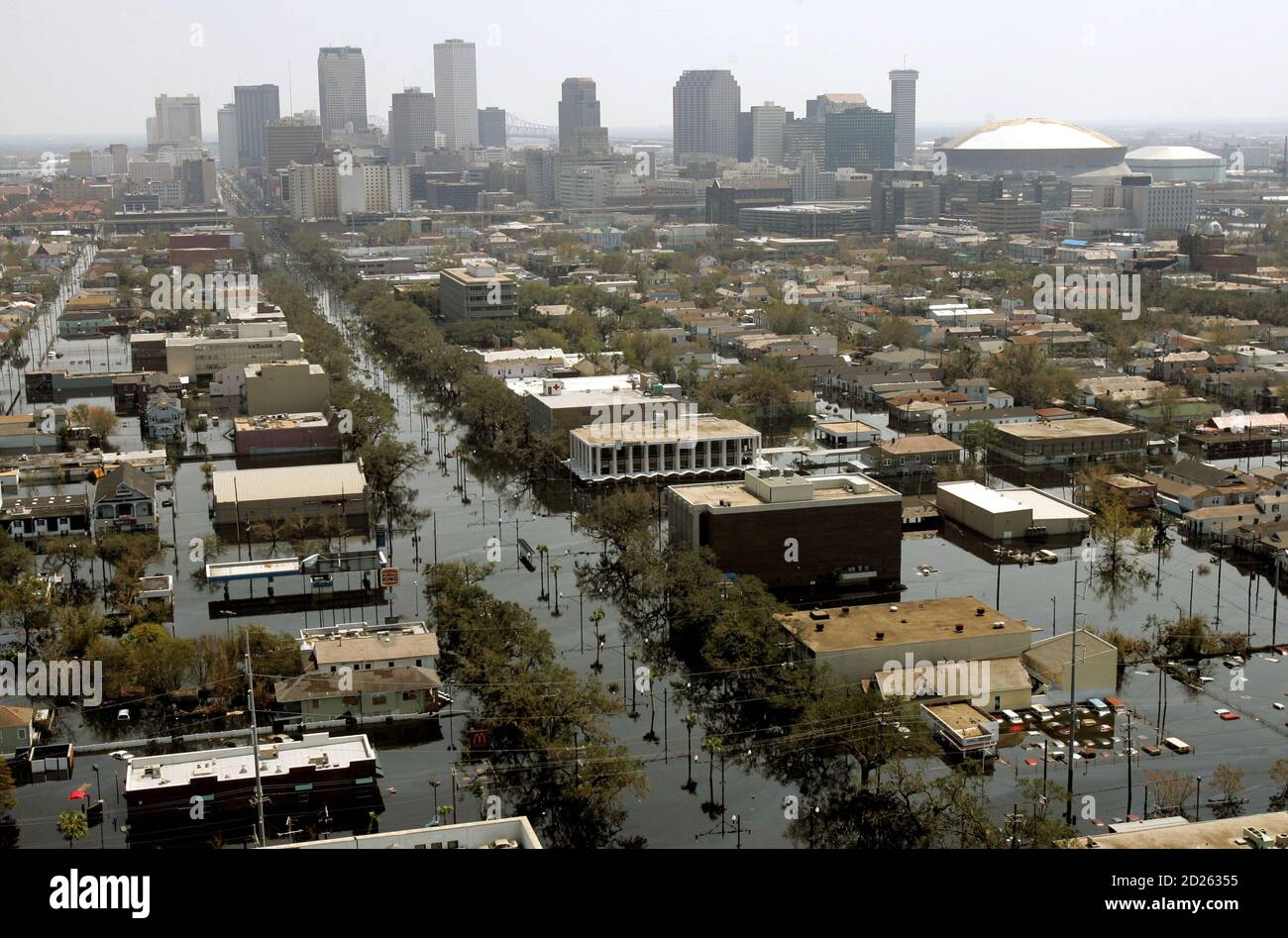 Hurricane katrina flood aerial hi-res stock photography and images - Alamy