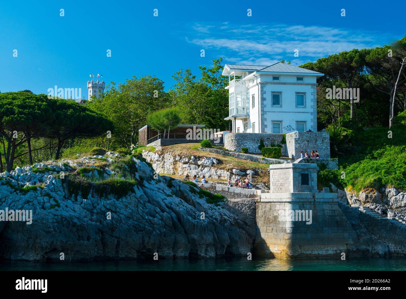 Magdalena Peninsula and Palace, Santander Bay, Santander, Cantabria ...