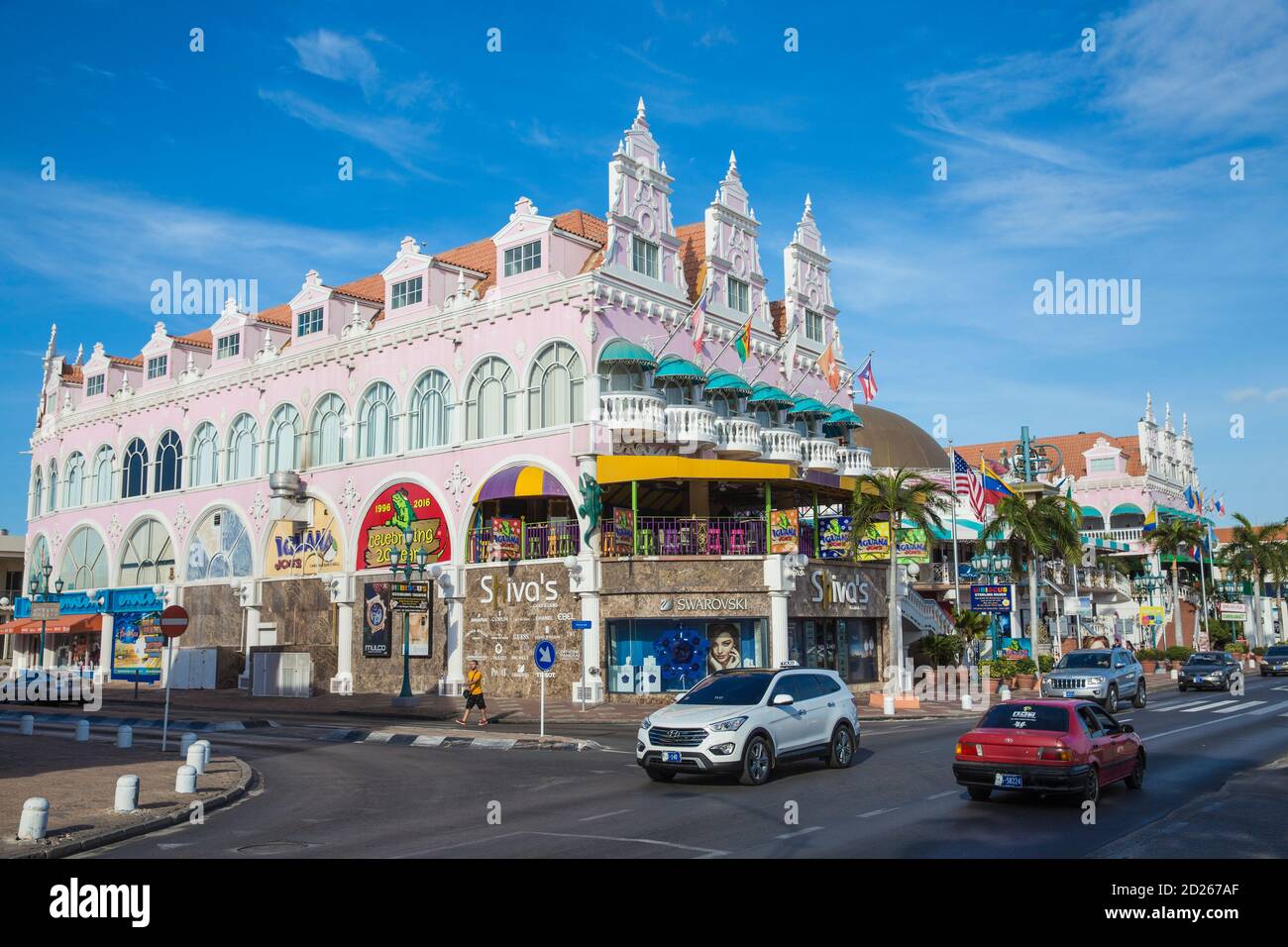 Caribbean, Netherland Antilles, Aruba, Oranjestad, Royal Plaza Mall ...
