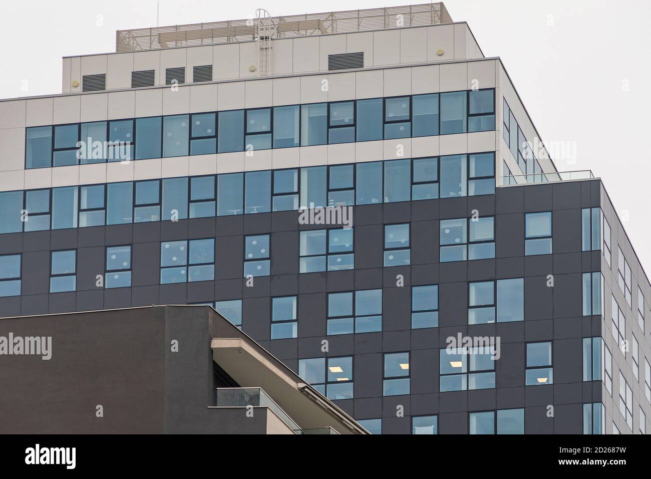 Big Modern New Building in Belgrade Serbia Stock Photo - Alamy
