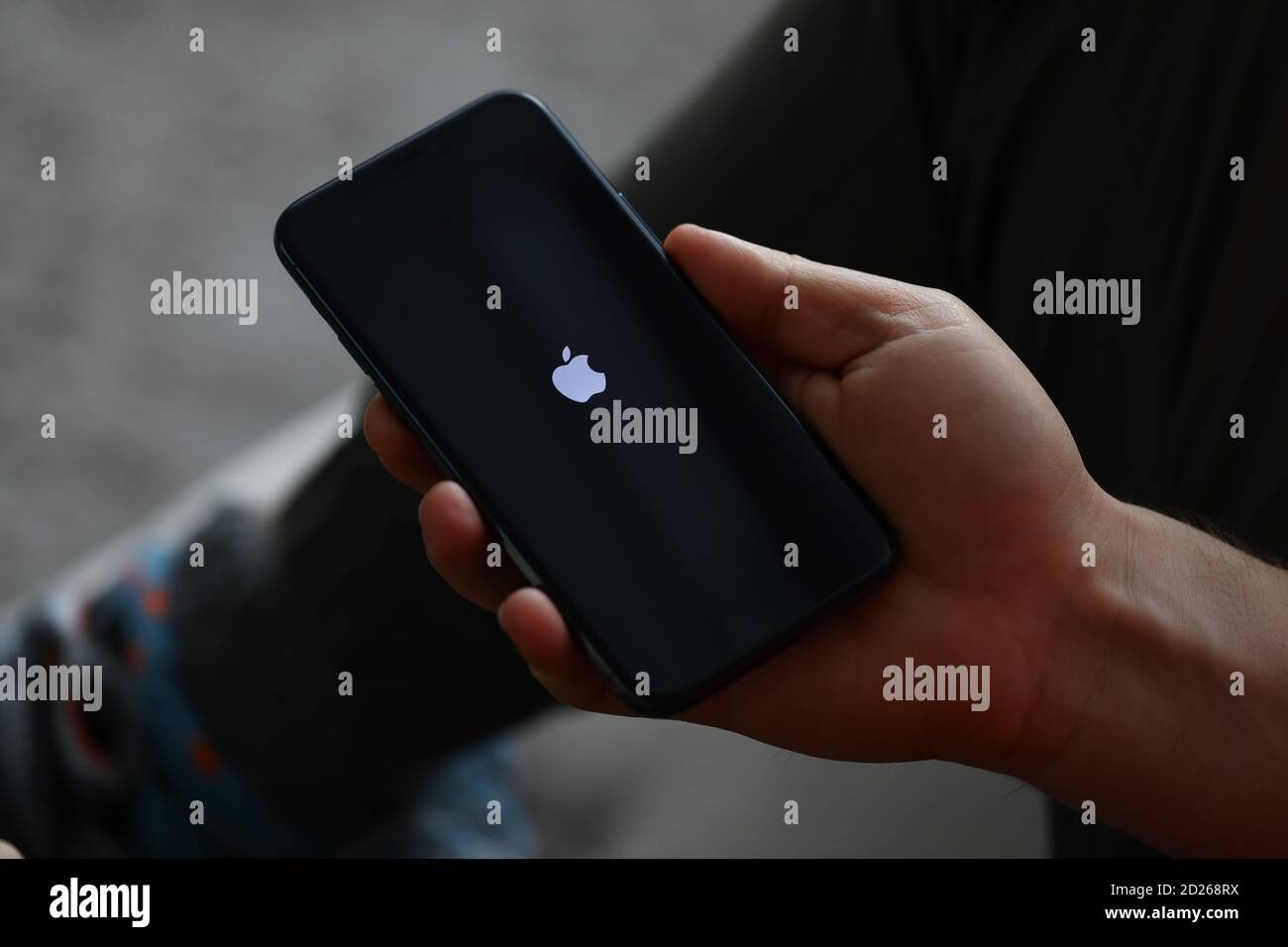 Iphone 11 in hand hi-res stock photography and images - Alamy