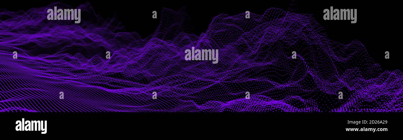 Polygons particles luxury background 3d rendering Stock Photo - Alamy