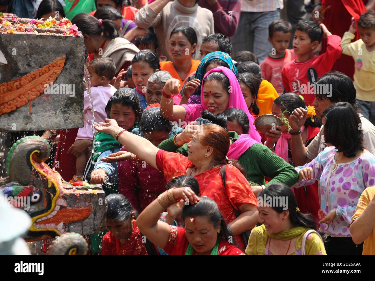 Nepal traditional bath hi-res stock photography and images - Alamy