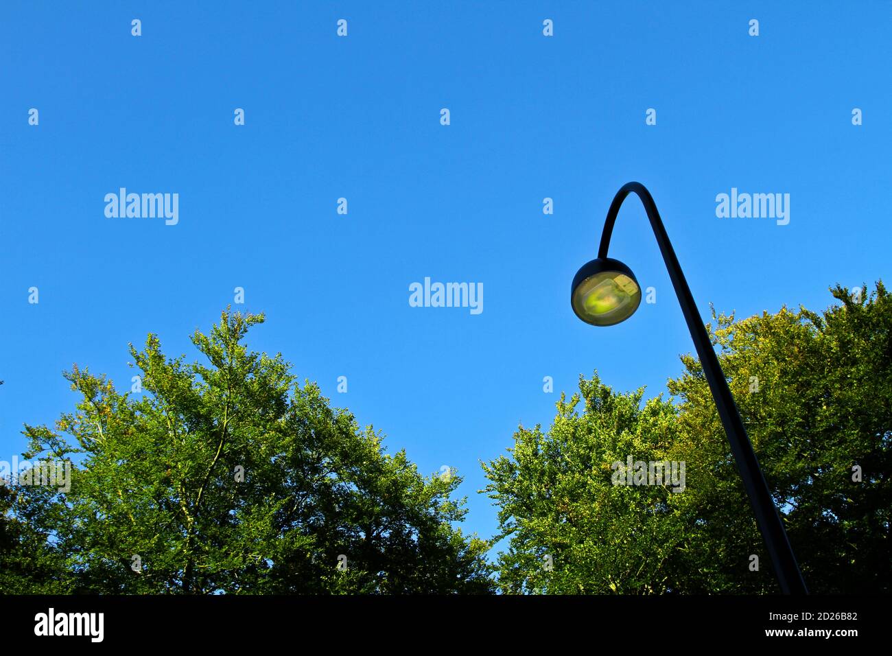 Street lights in denmark in summer Stock Photo - Alamy