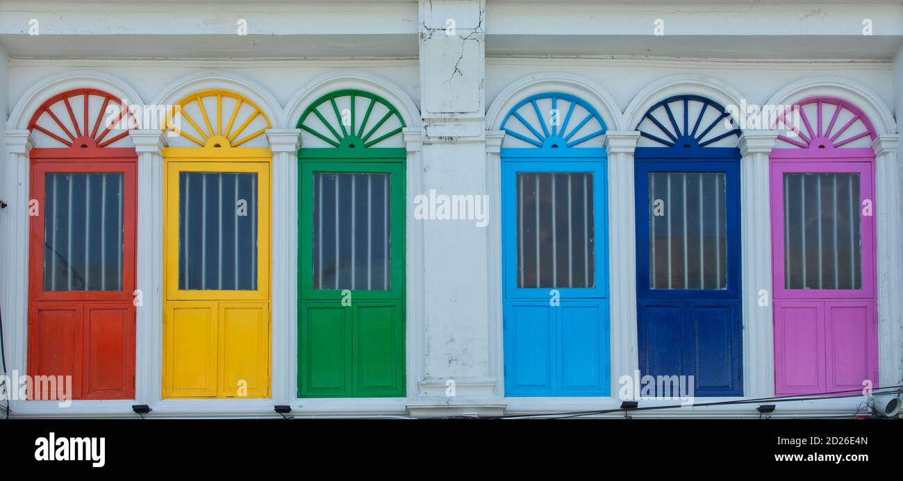 Sino portuguese phuket town hi-res stock photography and images - Alamy