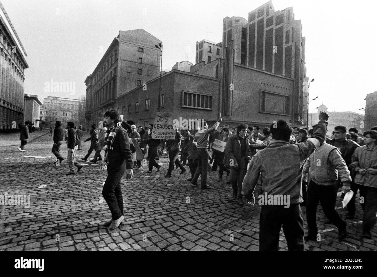 Romania after revolution hi-res stock photography and images - Alamy