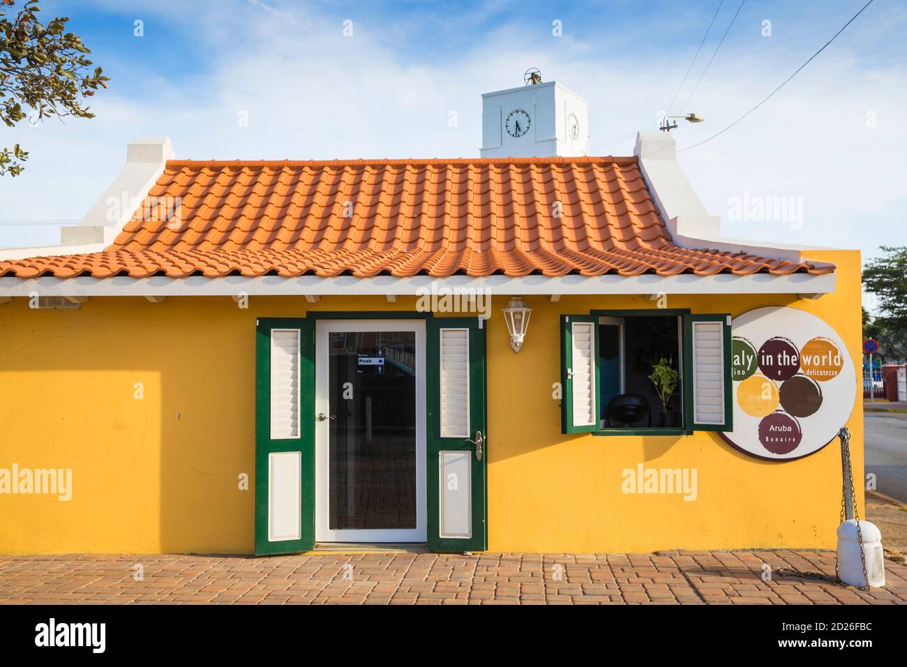 Caribbean, Netherland Antilles, Aruba, Oranjestad, Italy in the World ...