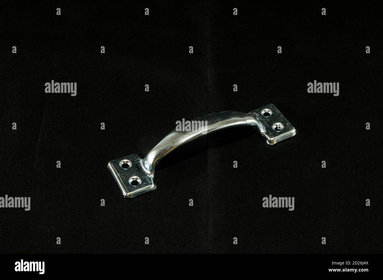 Metal case handle Stock Photo - Alamy