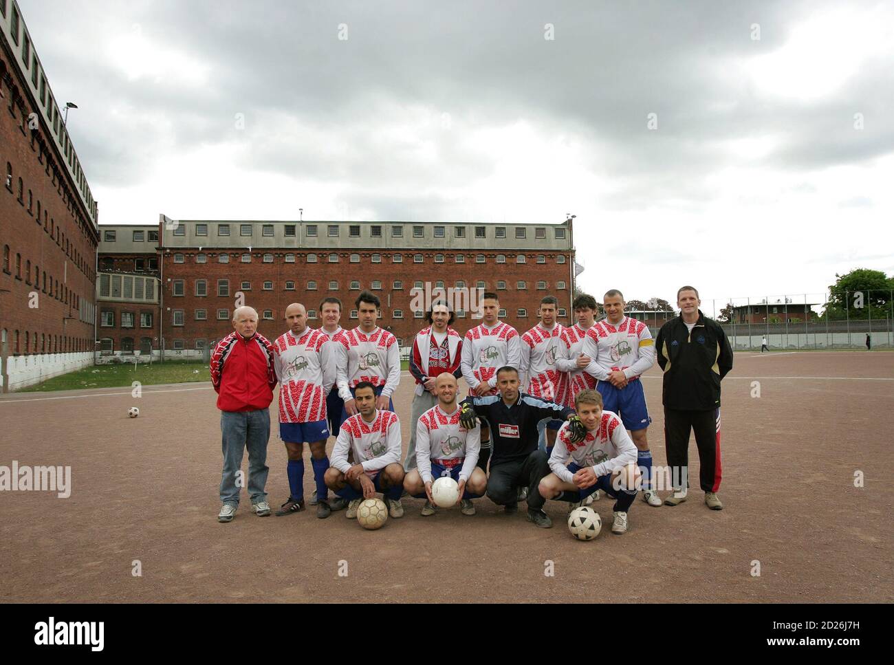 Football in jail prison hi-res stock photography and images - Alamy