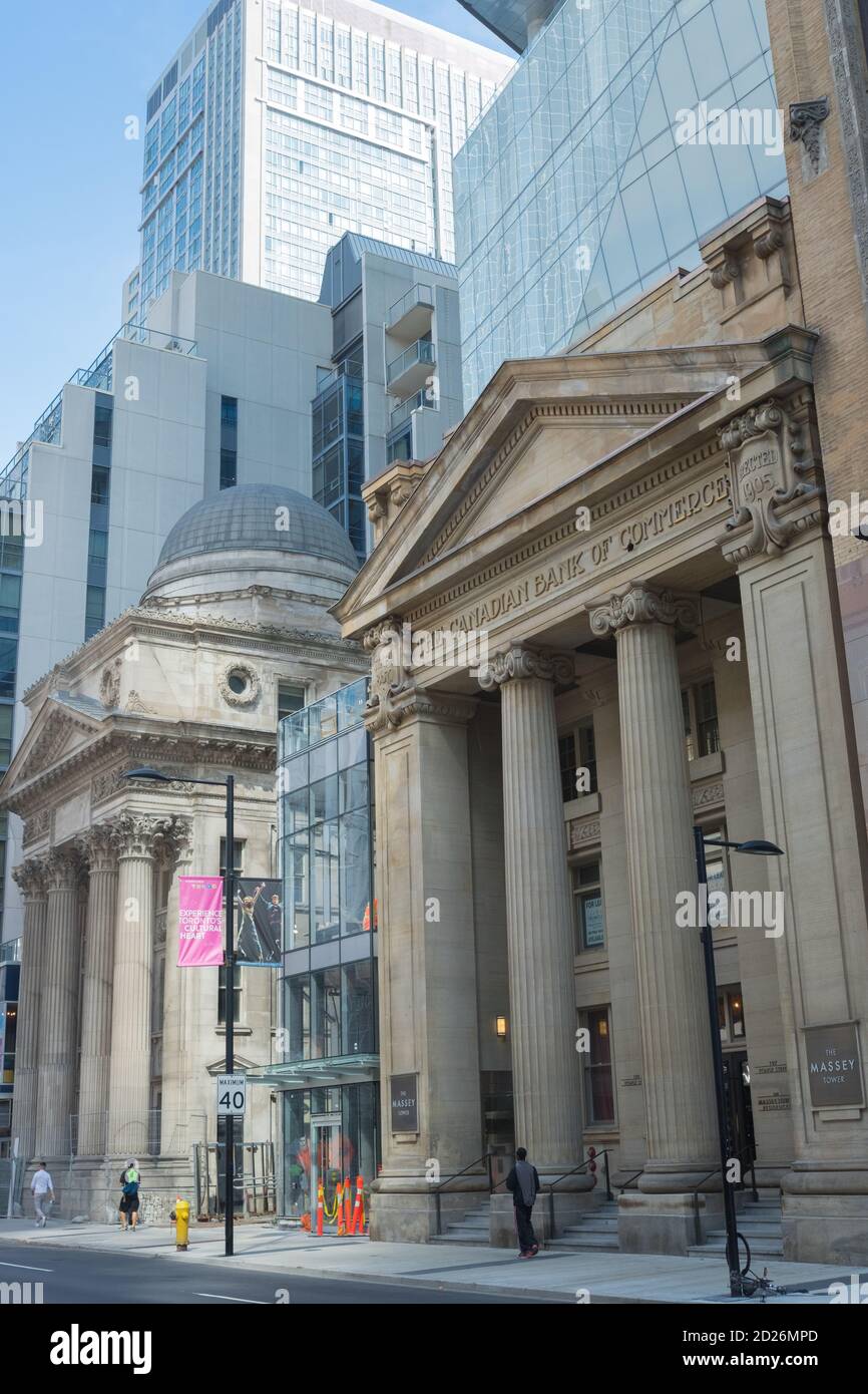 Historic buildings, the former Canadian Bank of Commerce and Bank of ...
