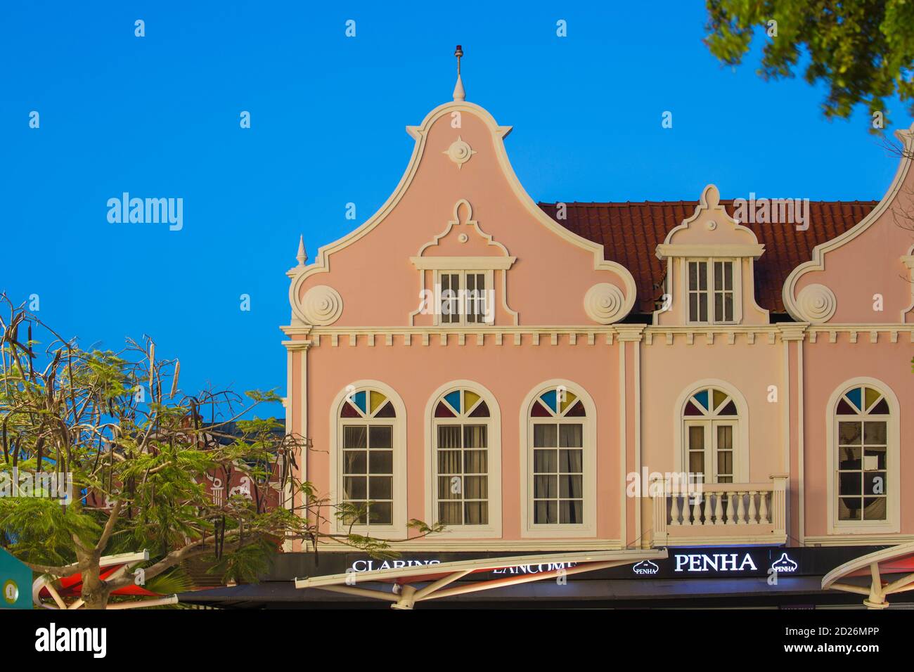 Caribbean, Netherland Antilles, Aruba, Oranjestad, Colonial Dutch ...