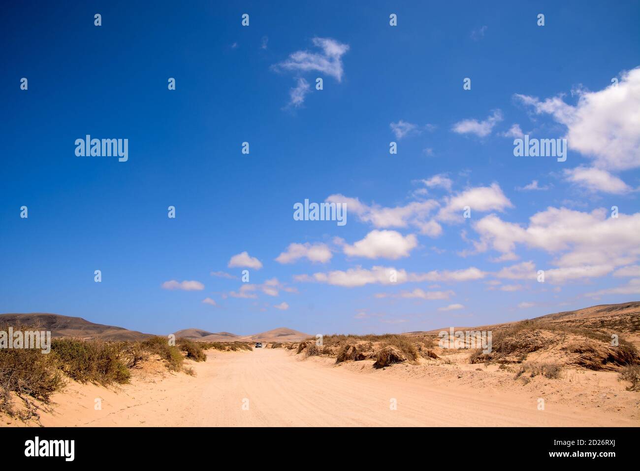 Dry Desert Landscape Stock Photo - Alamy