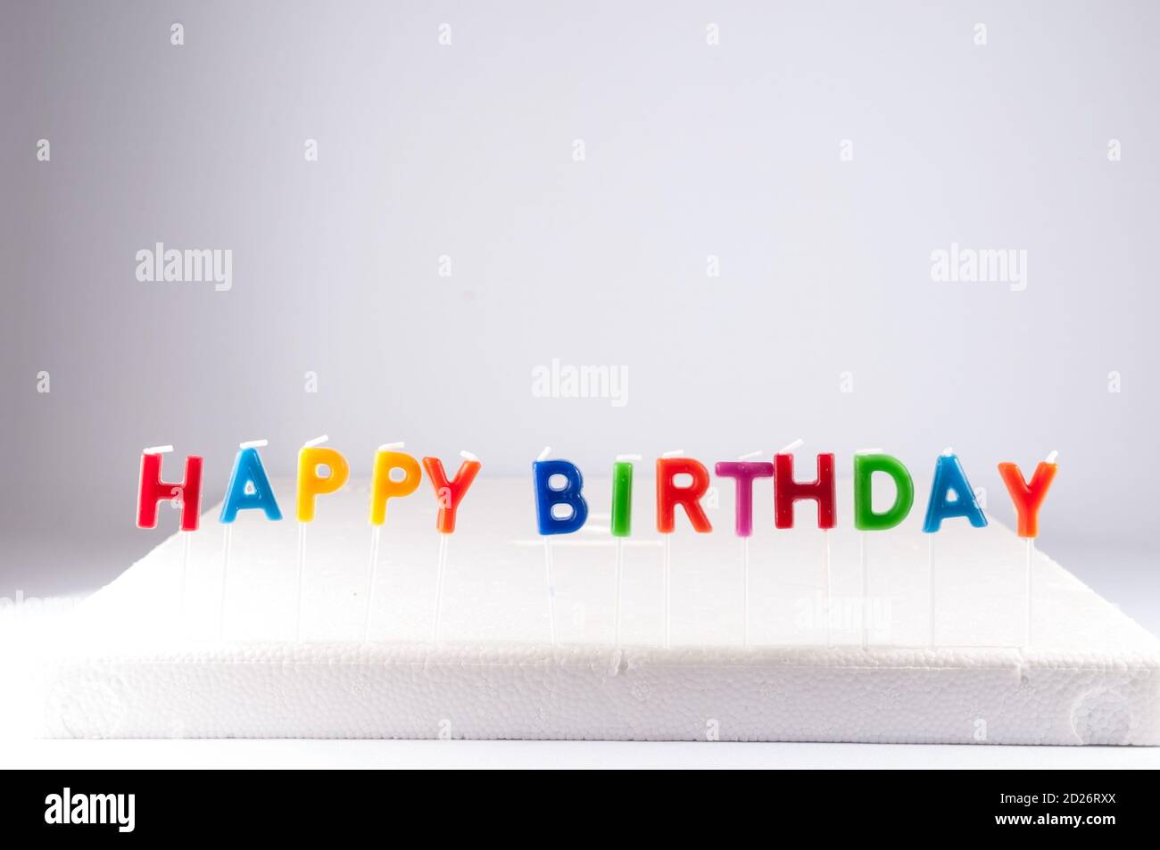 Text Happy Birthday Stock Photo - Alamy