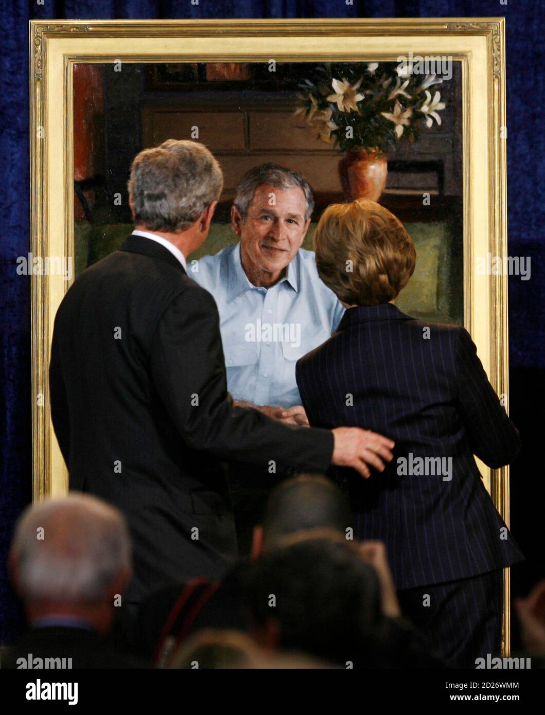 Laura bush first lady portrait hi-res stock photography and images - Alamy