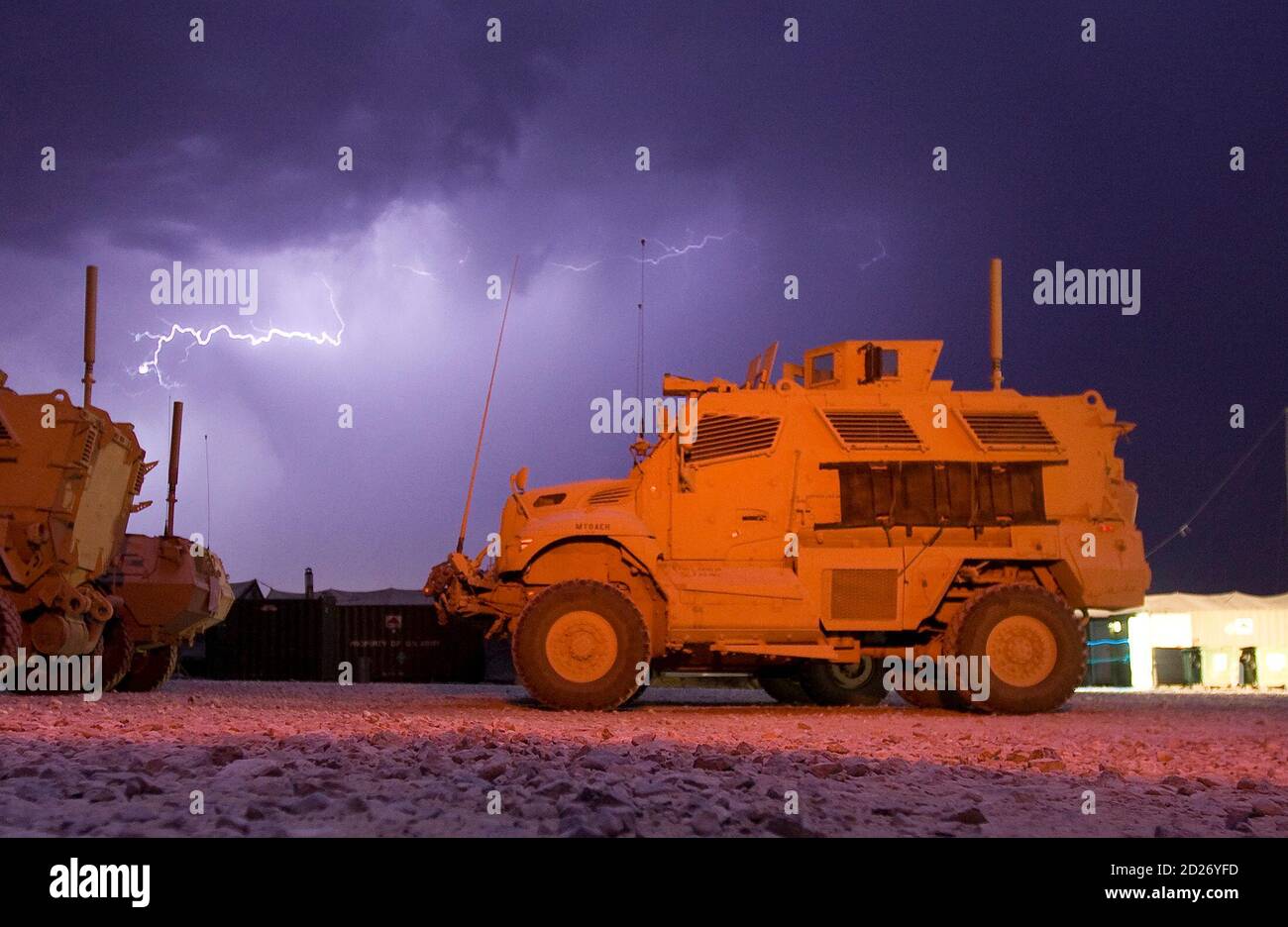 On forward operating base shank hi-res stock photography and images - Alamy