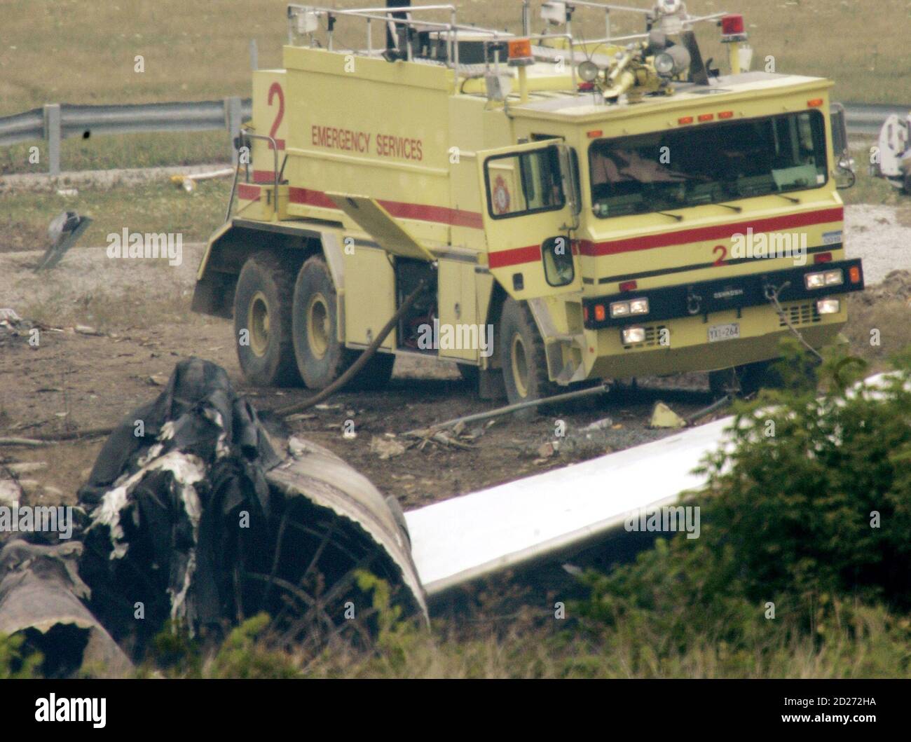 Disaster transport emergency services weather wreckage hi-res stock ...