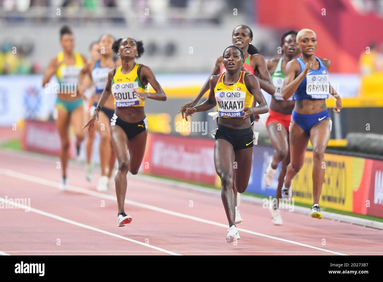 Halimah Nakaayi (Uganda), Natoya Goule (Jamaica), Ce'Aira Brown (USA ...