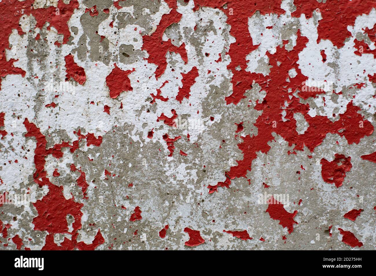 The texture of an old concrete wall with peeling paint. Background ...