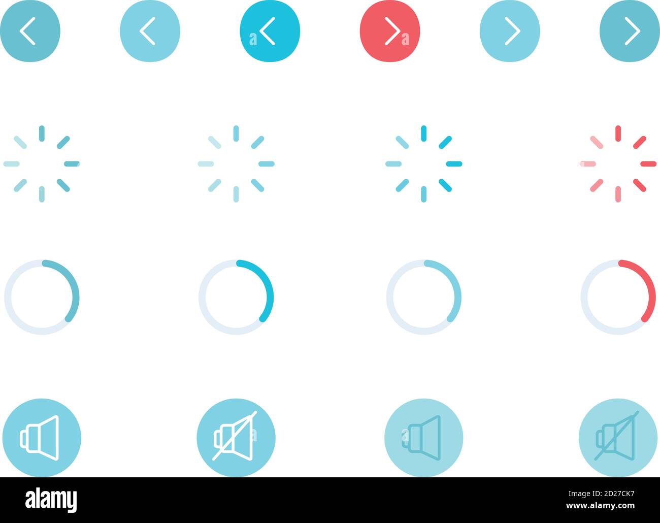 Music download UI elements kit Stock Vector Image & Art - Alamy