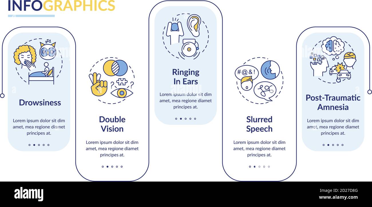 Head trauma vector infographic template Stock Vector Image & Art - Alamy