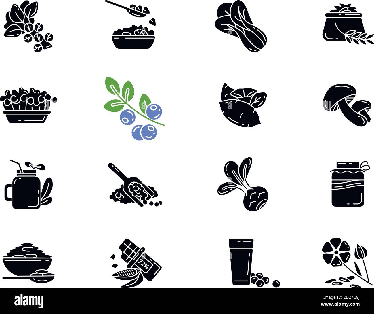 Black and white quinoa Stock Vector Images - Alamy