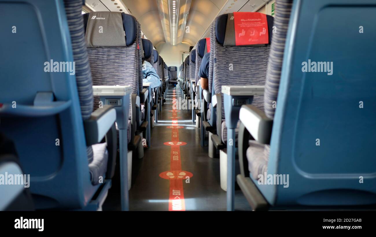 The Italian high speed train Frecciabianca Stock Photo - Alamy