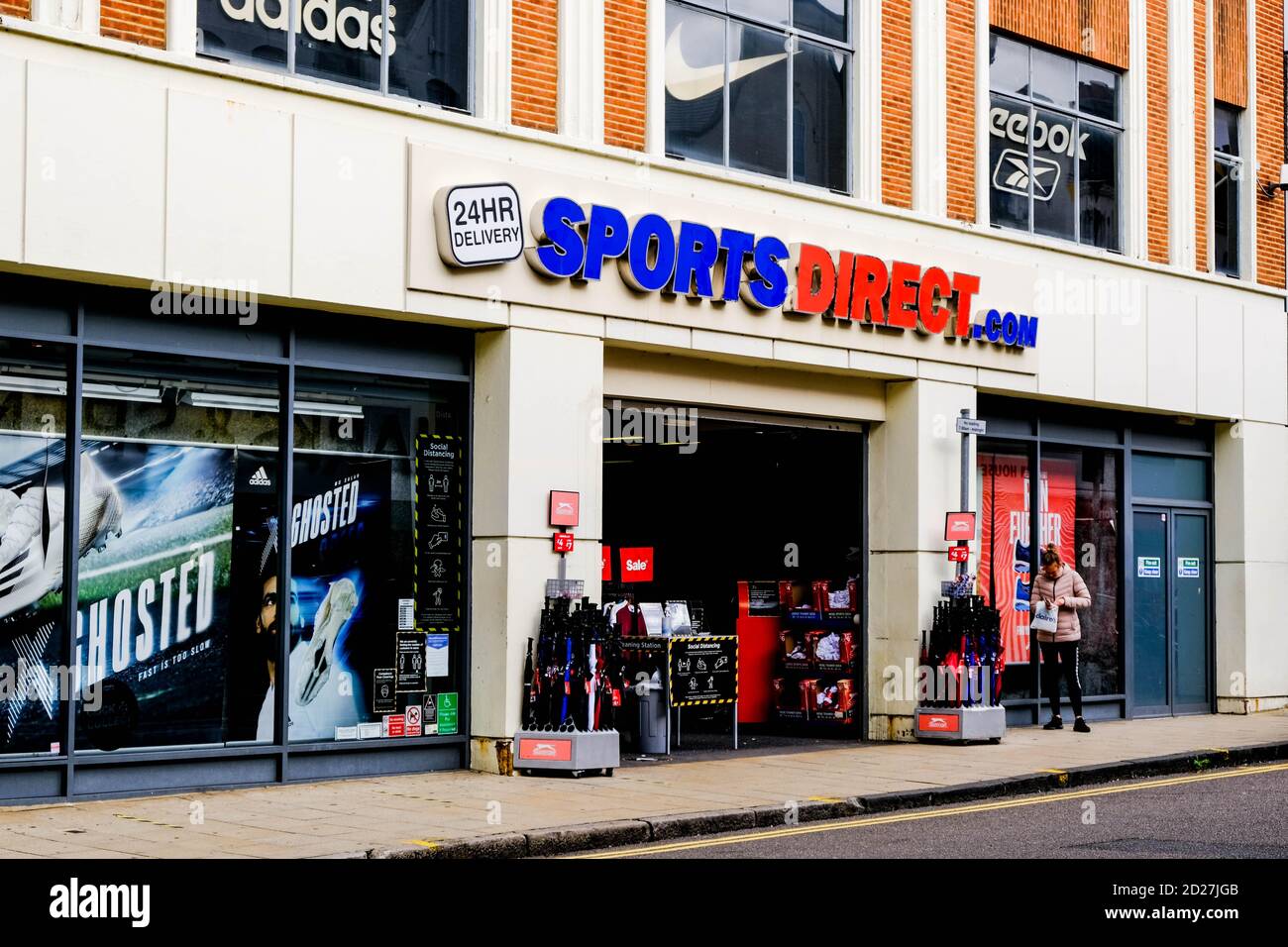 London UK October 06 2020, Sports Direct Retail Sportswear Chain Shop ...