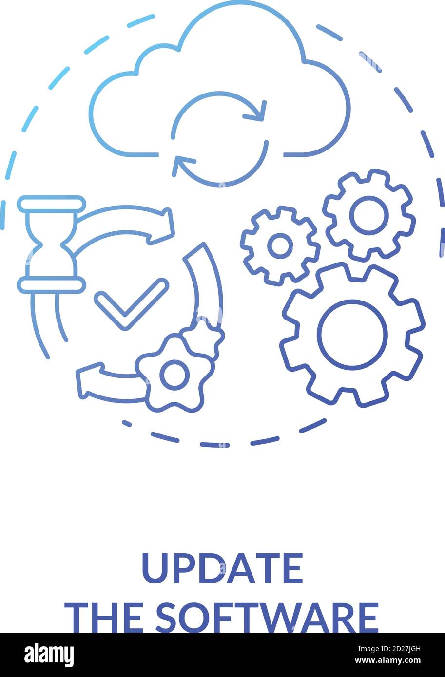 Update software concept icon Stock Vector Image & Art - Alamy
