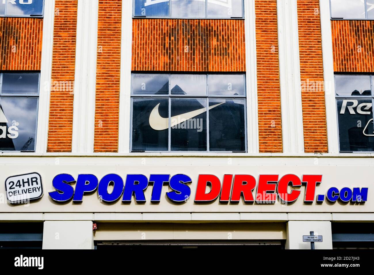 London UK October 06 2020, Sports Direct Retail Sportswear Chain Shop ...