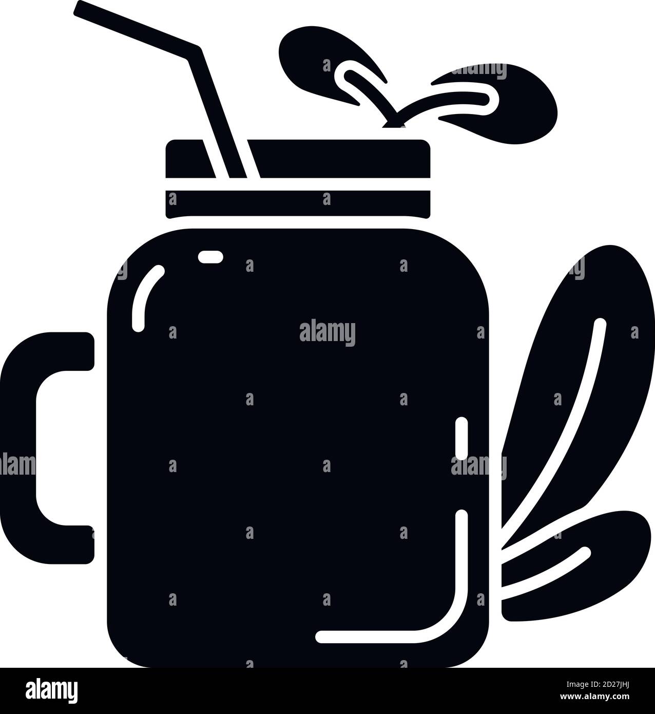 Smoothie icon simple element Cut Out Stock Images & Pictures - Alamy