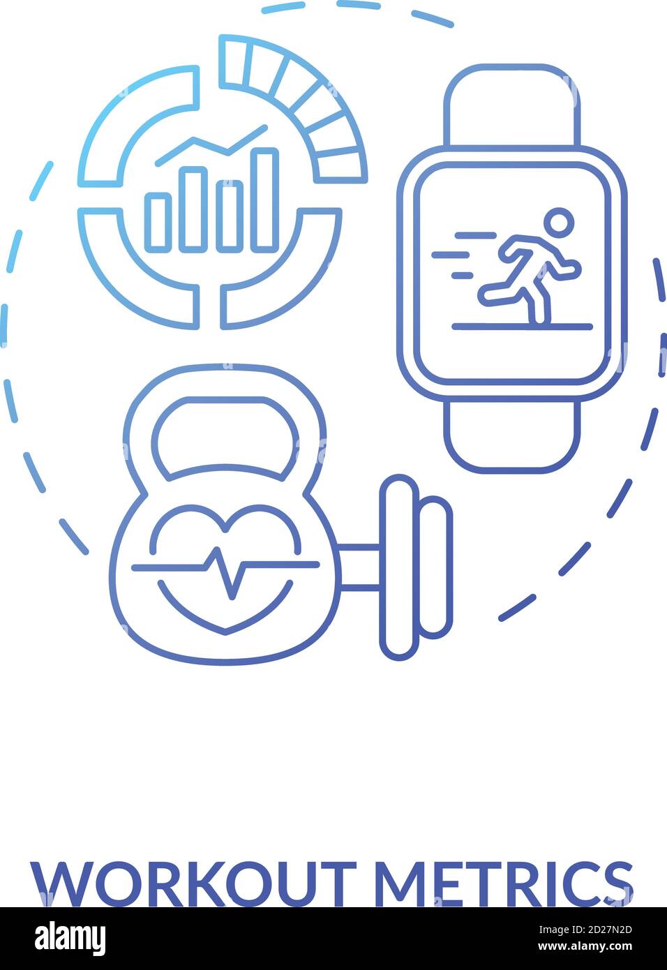 Workout metrics concept icon Stock Vector Image & Art - Alamy