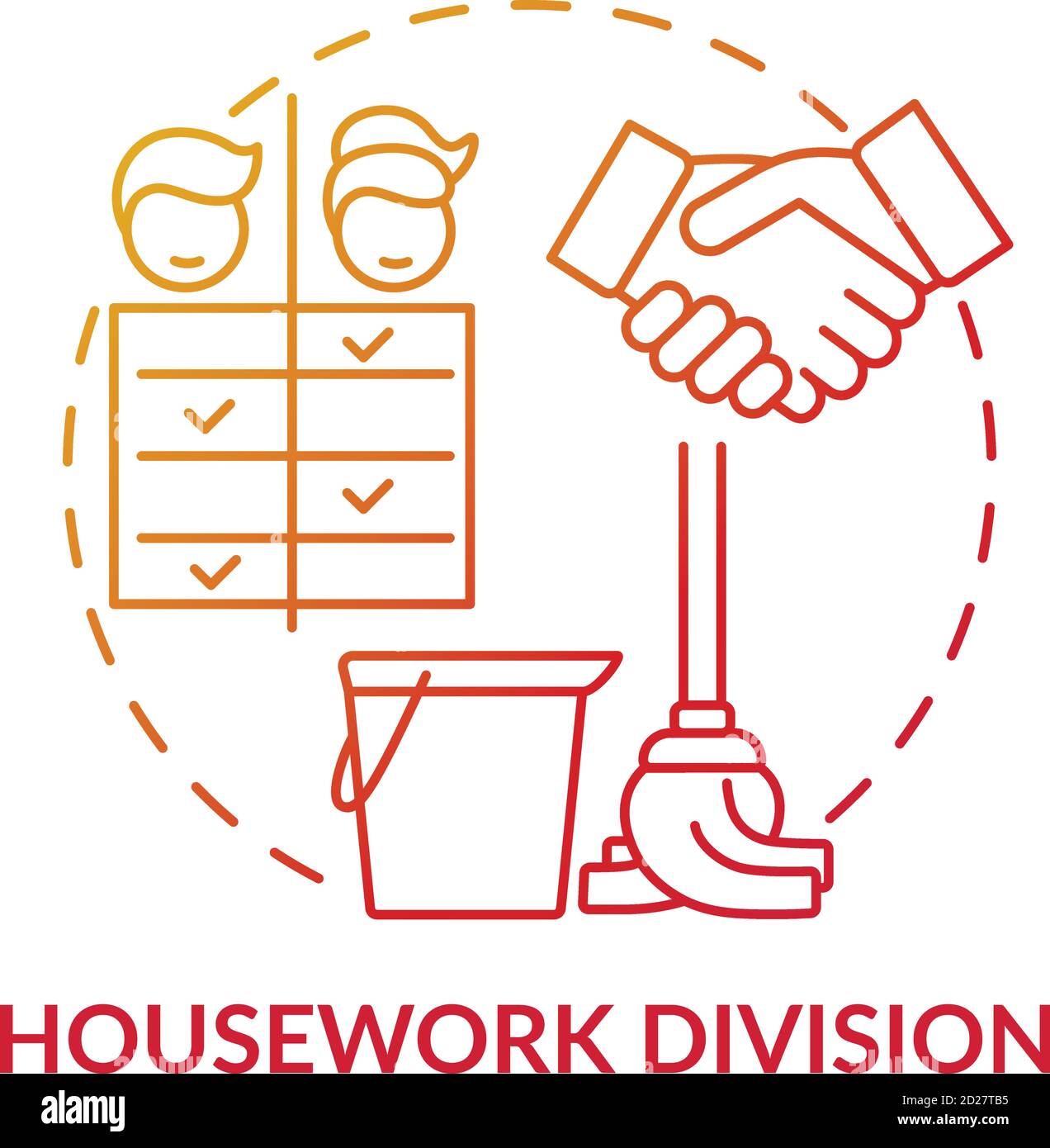 Work division Cut Out Stock Images & Pictures - Alamy