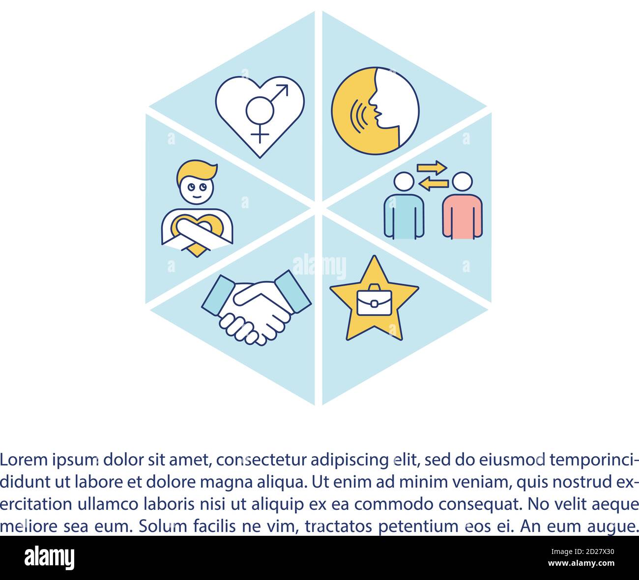 Gender issues concept icon with text Stock Vector Image & Art - Alamy