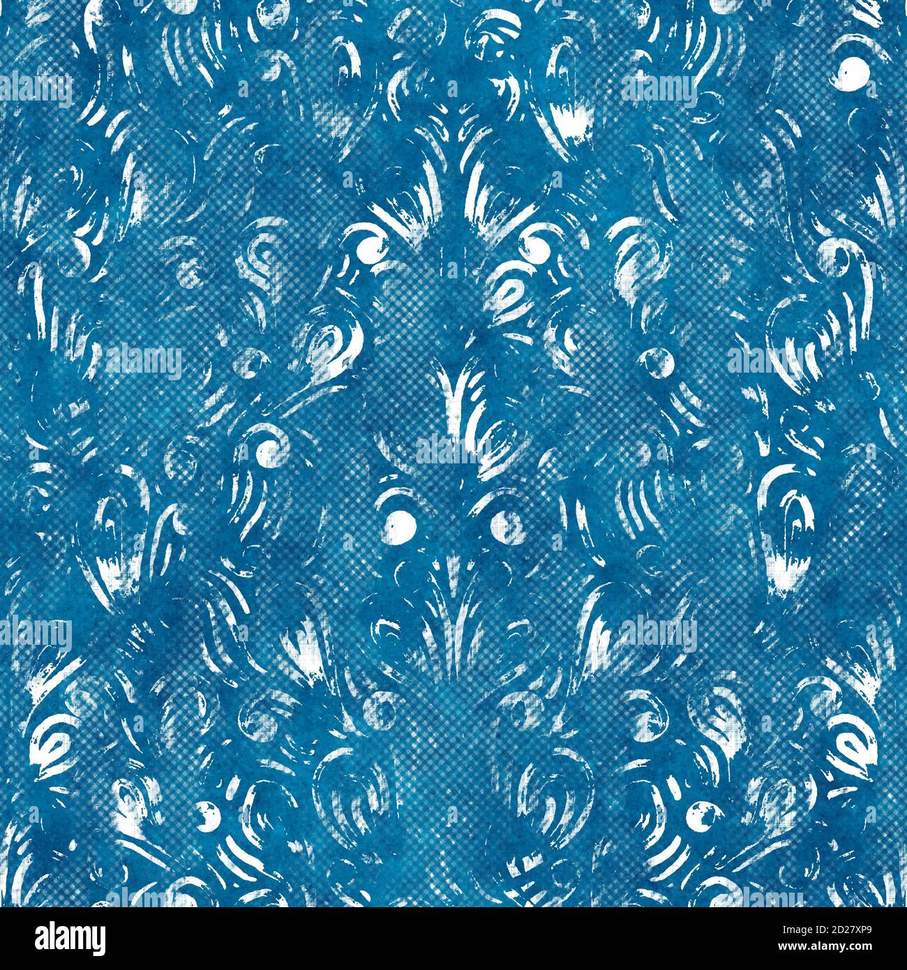 Seamless blue ink pen crosshatch blueprint pattern Stock Photo - Alamy