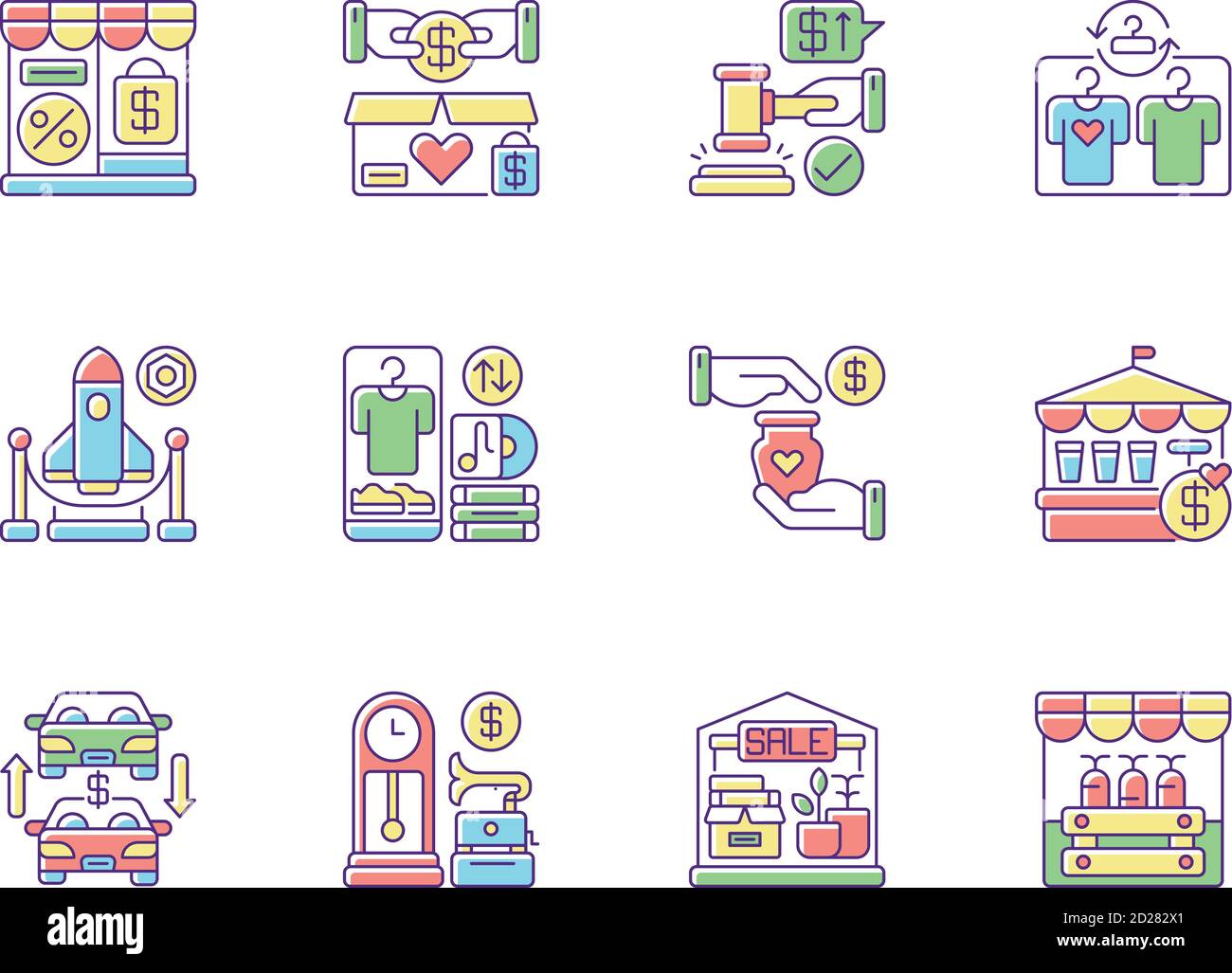 Store logo outlet Stock Vector Images - Alamy