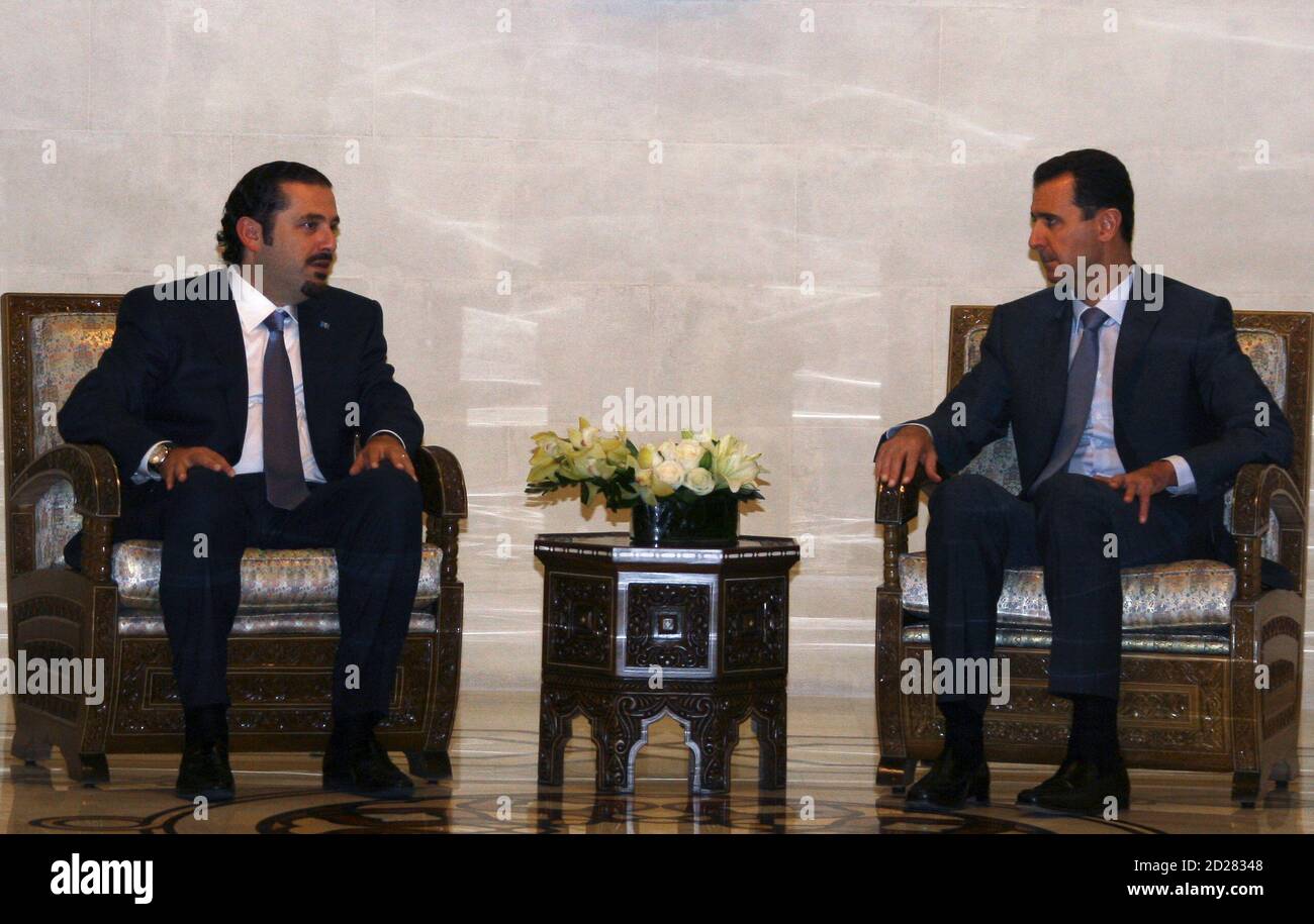 Saad hariri assad hi-res stock photography and images - Alamy