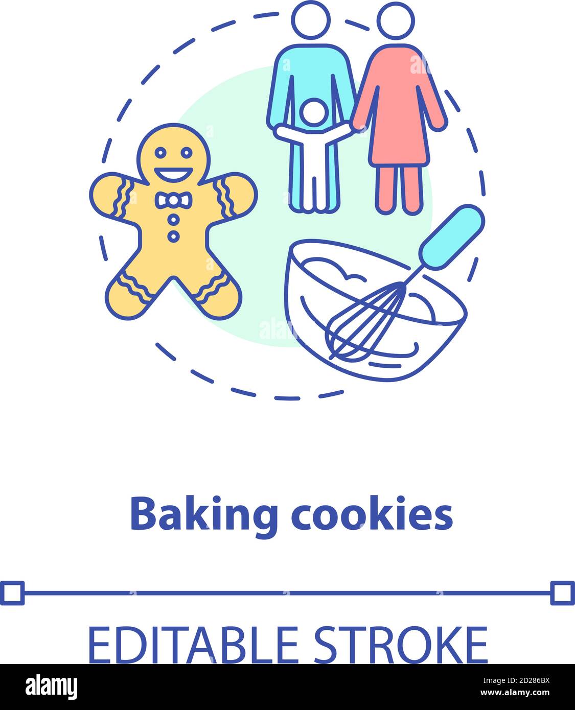 Christmas holiday baking concept Stock Vector Images - Alamy